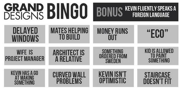 Grand Designs Bingo - The Poke