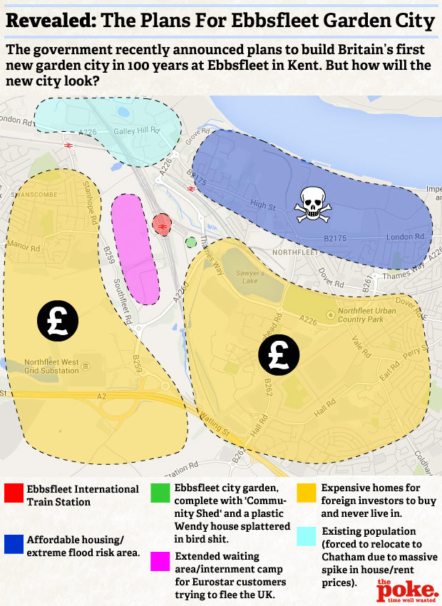 Revealed: The Plans For Ebbsfleet Garden City - The Poke