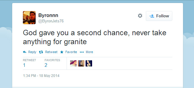 take for granite - The Poke - The Poke