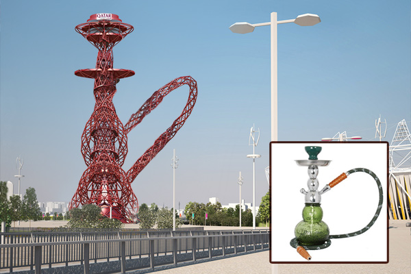 Olympic Tower Transformed Into Giant Shisha Pipe - The Poke