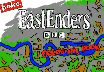 The EastEnders Colouring In Book - The Poke