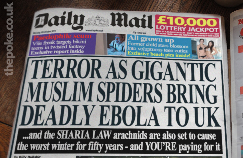 Typical Daily Mail Front Page - The Poke
