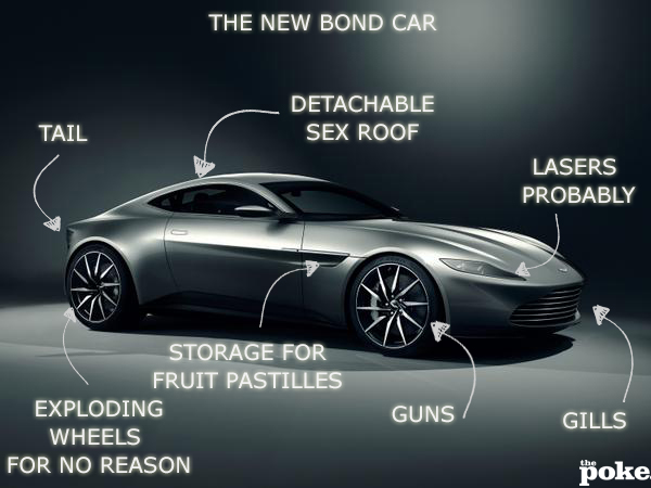 First Look At The New James Bond Car - The Poke