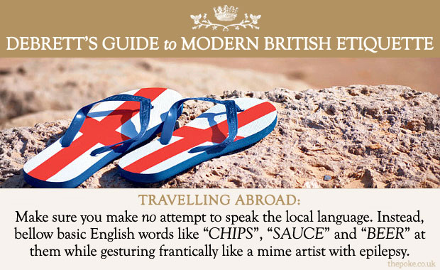 The Debrett’s guide to modern British etiquette - The Poke