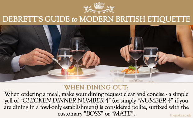 The Debrett’s guide to modern British etiquette - The Poke