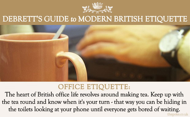 The Debrett’s guide to modern British etiquette - The Poke