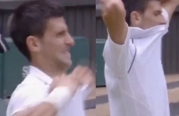 Novak Djokovic fails to Hulk-rip his shirt - The Poke