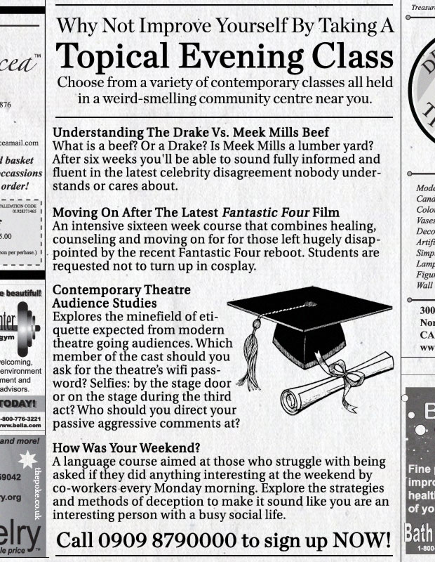 Topical evening classes that you should consider - The Poke