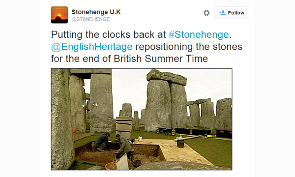 How Stonehenge deals with the clocks going back - The Poke