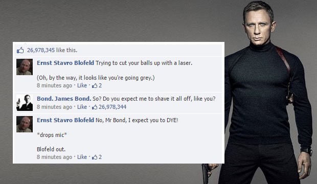 James Bond goes on Facebook to promote his new video - The Poke