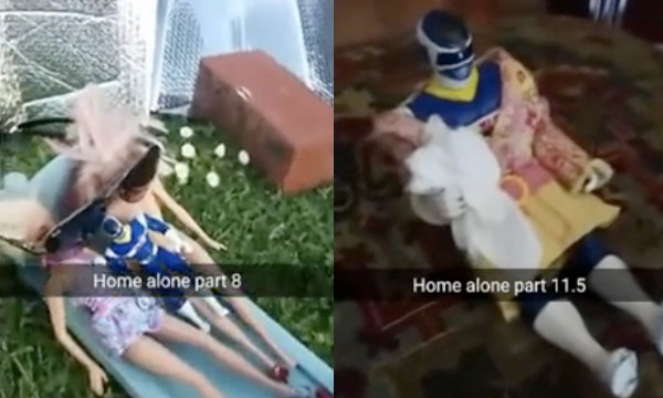 Man Snapchats his unusual weekend alone in a house - The Poke