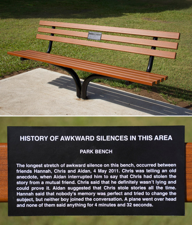 art-sign-bench - The Poke - The Poke