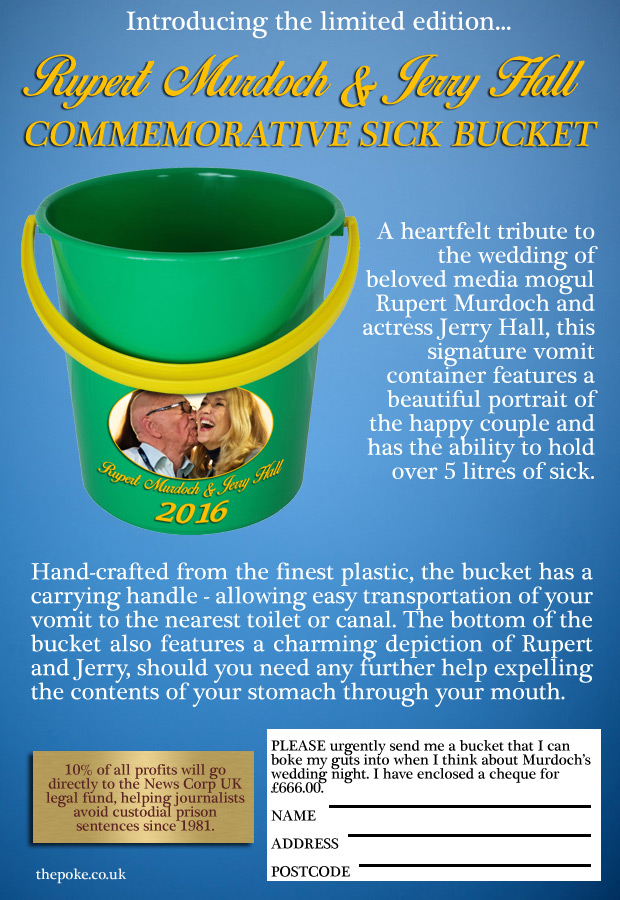 Introducing the limited edition Rupert Murdoch & Jerry Hall ...