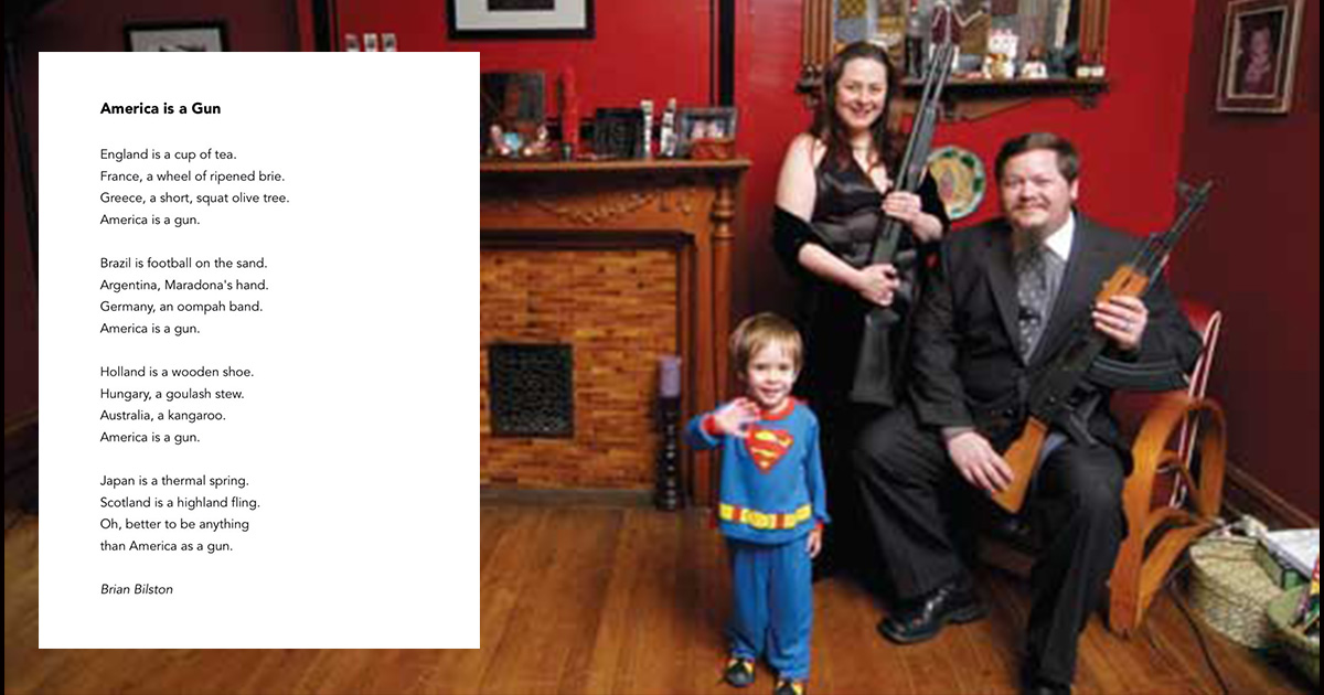 A rather poignant poem entitled "America is a Gun" - The Poke