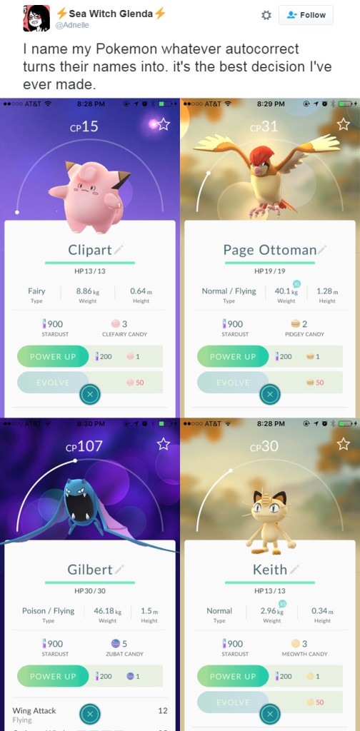 Autocorrect is clearly the best way to name your Pokémon - The Poke