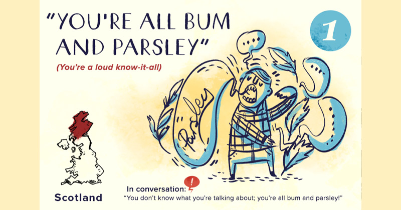 An illustrated guide to 9 of the weirdest phrases Britain has to offer ...