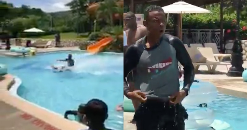 This is probably the slickest water slide exit you'll ever see - The Poke