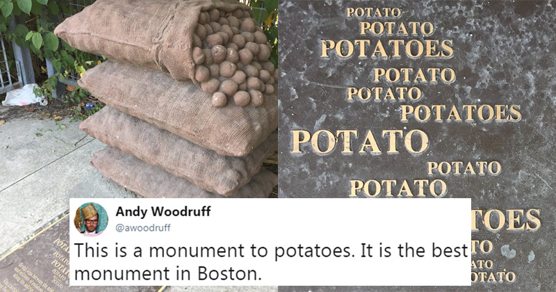 This monument to potatoes is definitely the best monument to potatoes ...