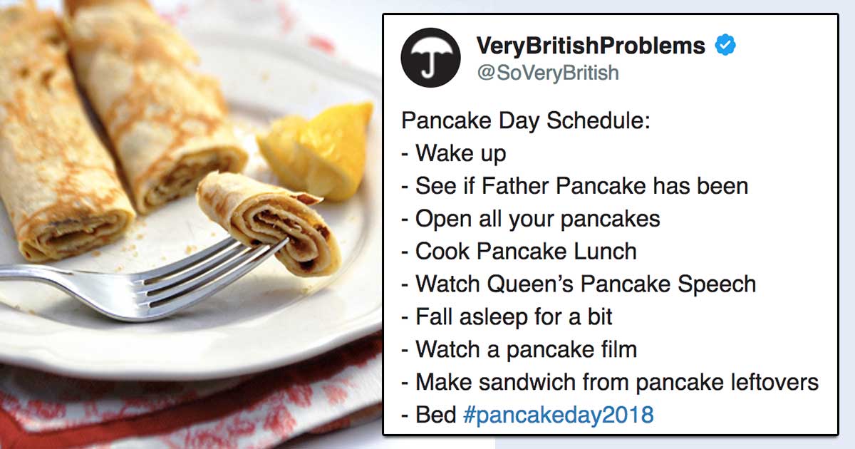 The only 9 funny tweets that YOU need to read about "Pancake Day" - The ...