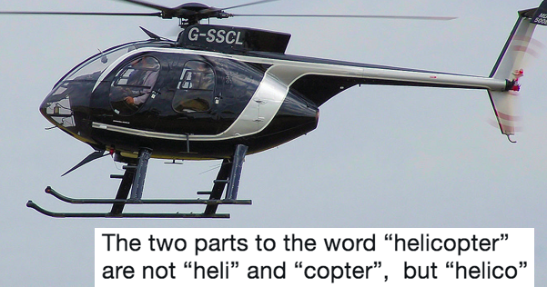 This fact about the origin of the word 'helicopter' will blow your mind ...