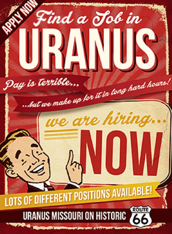 There's about to be a newspaper called the Uranus Examiner and everyone ...