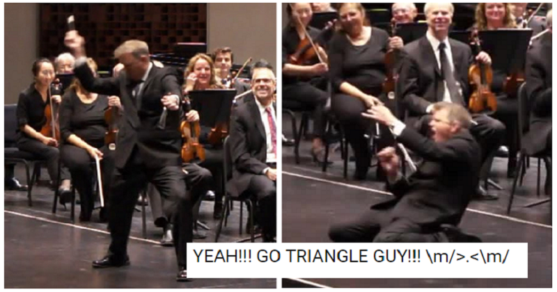 This is what happens when you let the triangle player take a solo - The ...