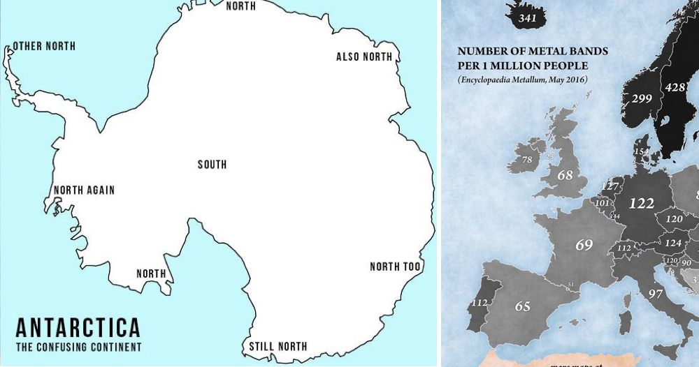 18 'terrible maps' that are actually very funny and informative - The Poke