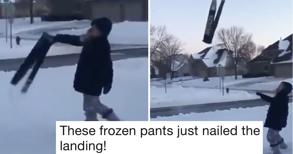 This 'frozen pants' trick might be the best thing to emerge from ...