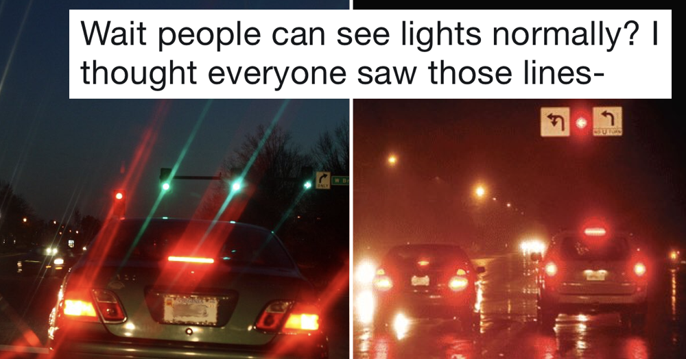 This comparison of what people see with (and without) astigmatism is a ...