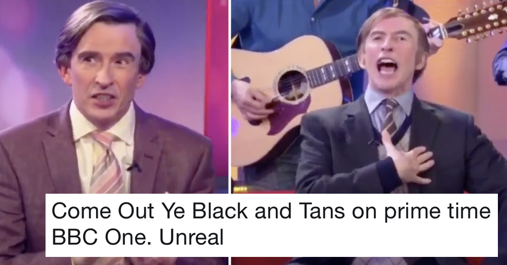 Alan Partridge had an Irish Alan lookalike singing rebel songs on St ...