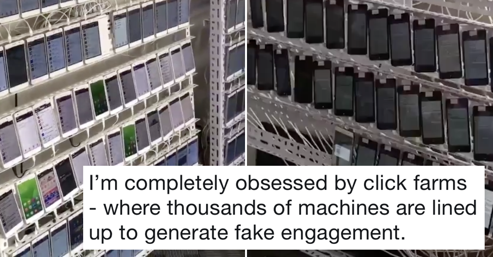 This video of a 'click farm' is both fascinating and terrifying - The Poke