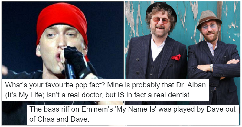 People shared their favourite pop facts - the very best 15 - The Poke