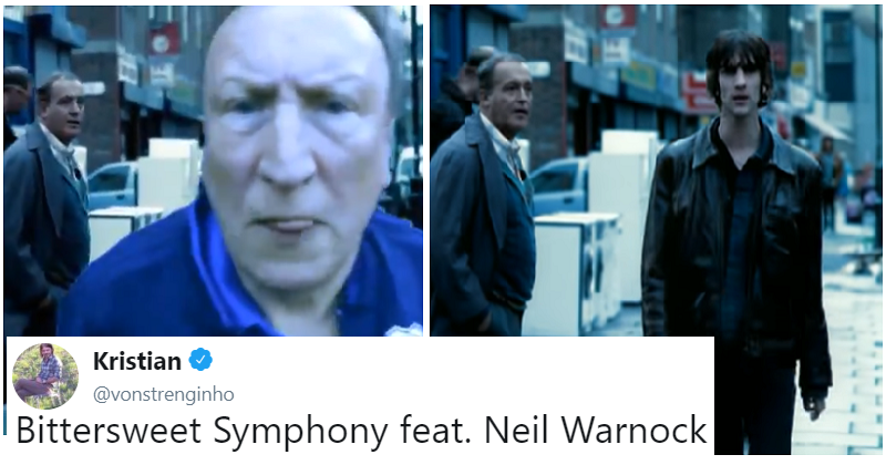 Neil Warnock stalking a camera is so much better with music - The Poke