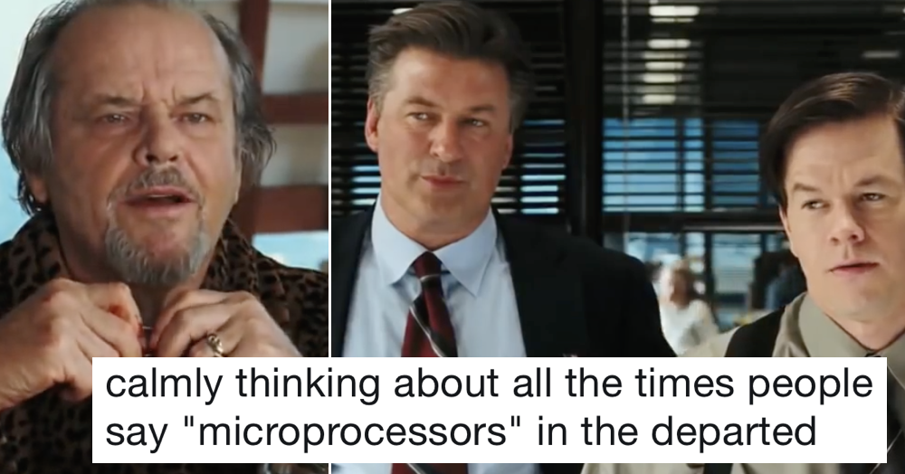 This supercut of people saying 'microprocessor' in The Departed is a ...