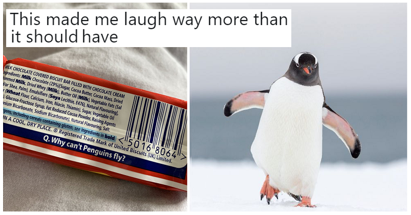 This biscuit-wrapper joke is either the best or the worst you'll see ...