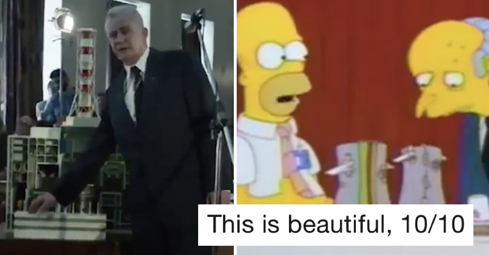 This climactic Chernobyl scene with audio from the Simpsons' nuclear ...