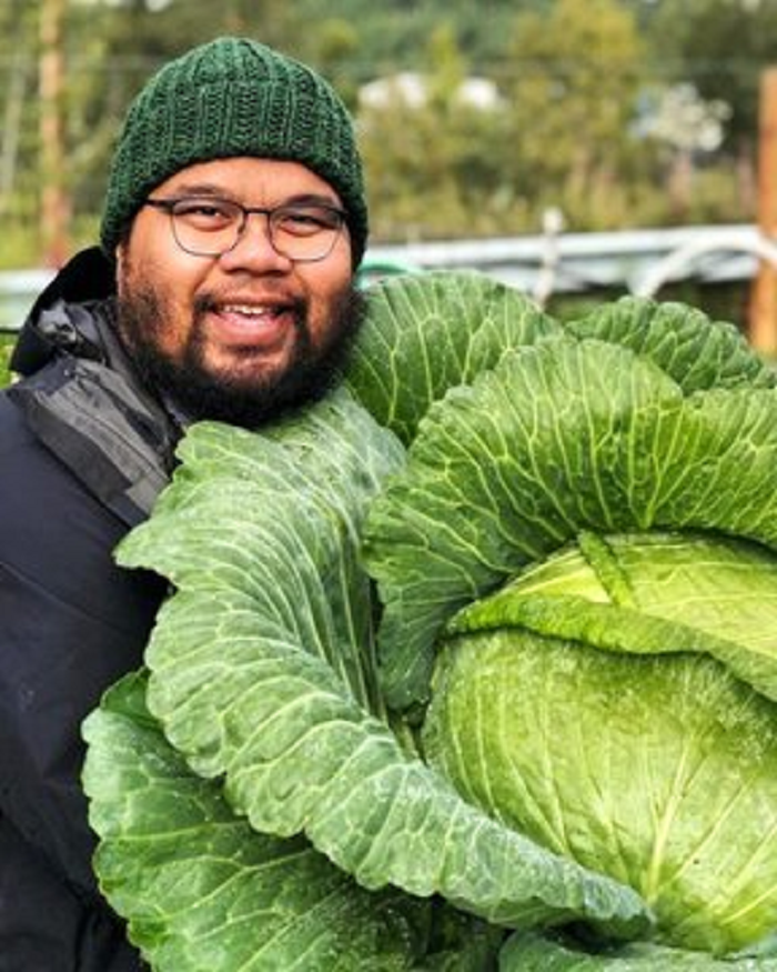 How do you weigh a giant cabbage? No, it's not a joke - The Poke