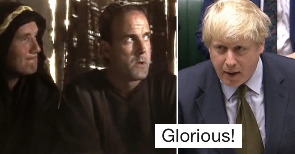 PMQs with Monty Python's 'What have the Romans ever done for us' on top ...
