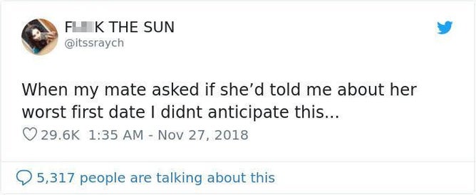 This all-time classic hilariously awful first date will surely never be ...