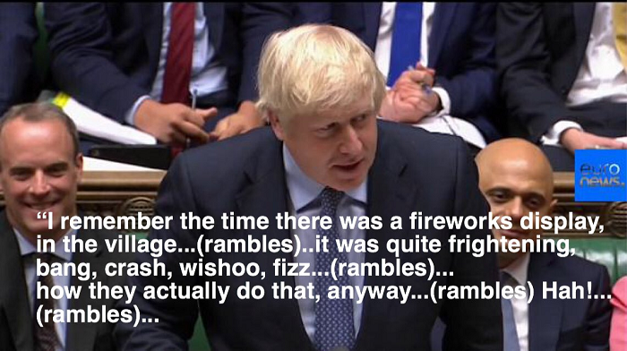 Quotes from the Fast Show's Rowley Birkin match eerily well to Boris ...