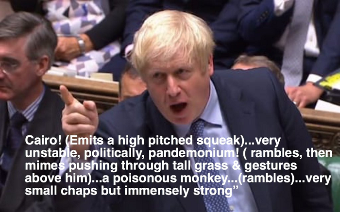 Quotes from the Fast Show's Rowley Birkin match eerily well to Boris ...