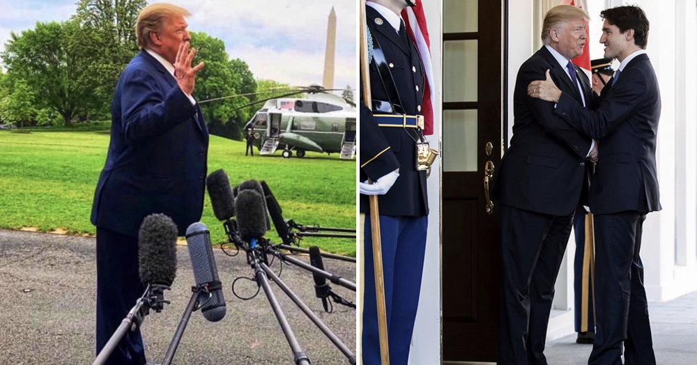 Someone said Trump stands like a centaur without hind legs and once ...