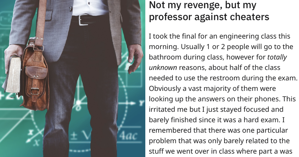 This teacher had a next-level way of catching people cheating on their ...