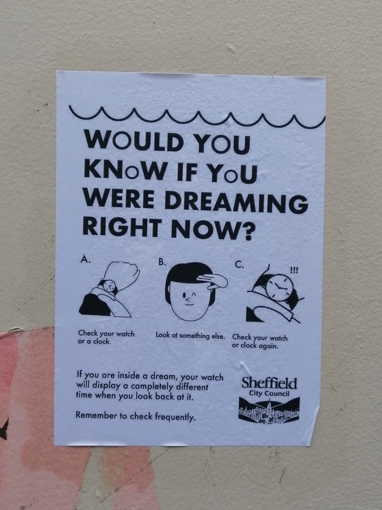 This council's guide to help you tell if you're dreaming is making us ...