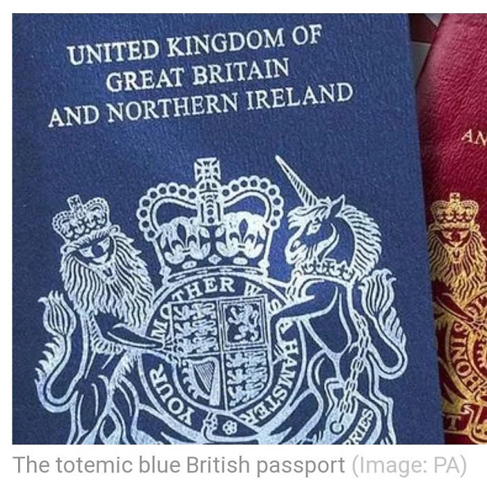 The Express accidentally used a photo of a joke passport to illustrate ...