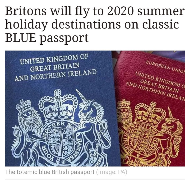 The Express accidentally used a photo of a joke passport to illustrate ...