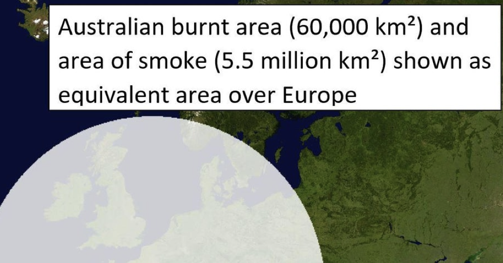 These graphics really brings home the scale of the fires burning in ...