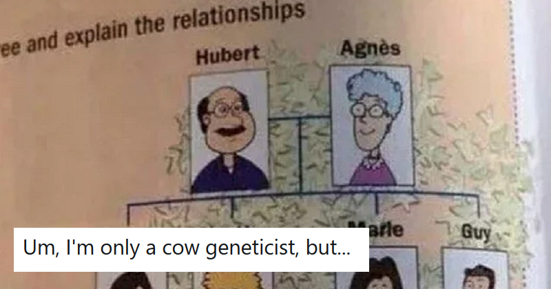 There's something wrong with this family tree - something very wrong ...