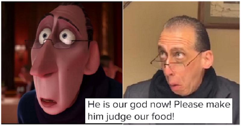 This guy's resemblance to the critic from Ratatouille is blowing people ...