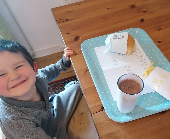 Joe Heenan had the perfect answer when his kids fancied a McDonald's ...
